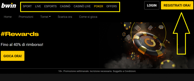 Bwin login in Italia | Bwin accedi | Bwin registrazione: passo dopo passo